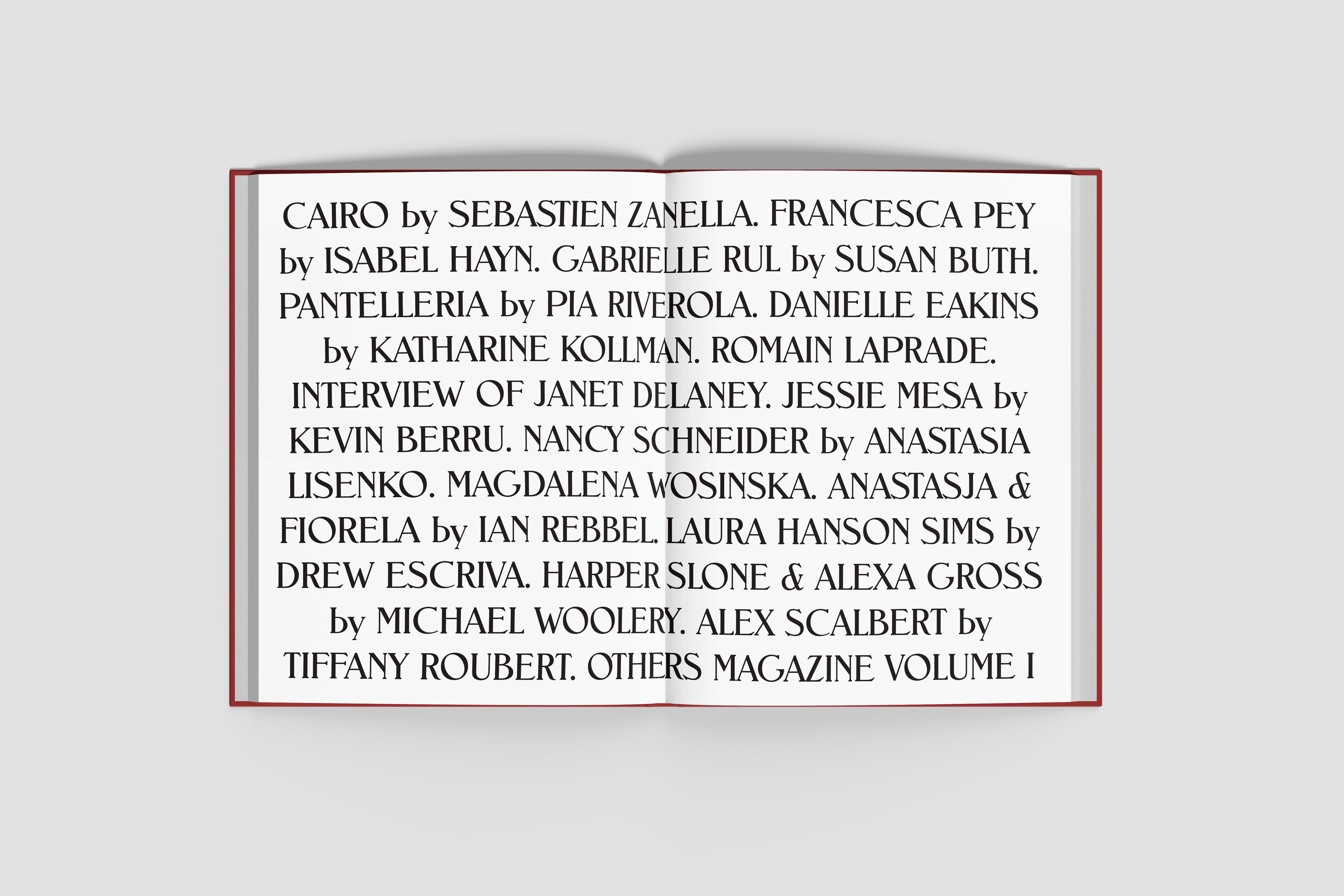 Others Magazine Volume I – Parallel Editions